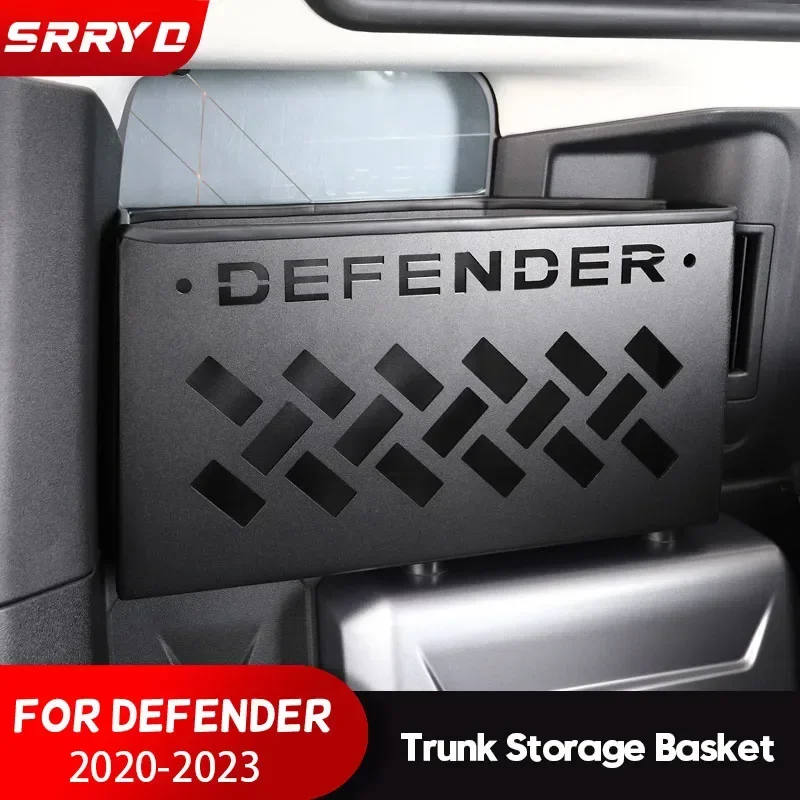 For-Land-Rover-Defender-110-2020-22-Aluminium-Alloy-Car-Trunk-Storage ...