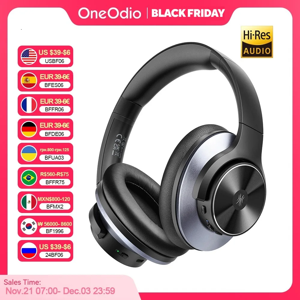 cascos-inal-mbricos-bluetooth-Oneodio-auriculares-inal-mbricos-A10 ...