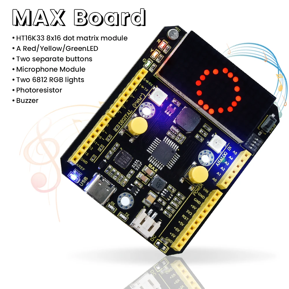 Keyestudio Max Atmega328p Development Board Integrates Cp2102 ...
