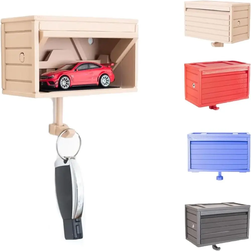 With Opening Door Car Garage Key Holder with Car Garage Easy To Install ...