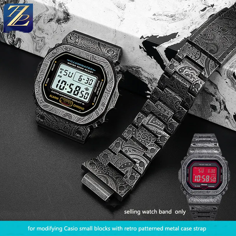 Suitable-for-Casio-small-square-DW5600-5610-5000-series-modified-retro ...