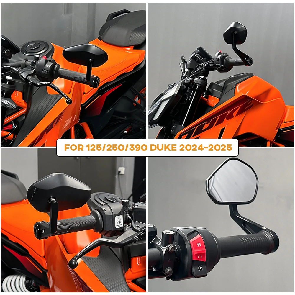 2025 Duke 390 Handlebar End Mirror E9 For 390 DUKE 250 125 Motorcycle ...
