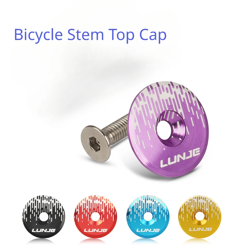 LUNJE-MTB-Road-Bike-Stem-Top-Cap-Bike-Headset-Top-Cap-With-Screw-28-6mm ...