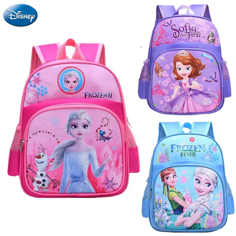Disney Kids Backpack Frozen Elsa Princess Schoolbags Boys Girls ...