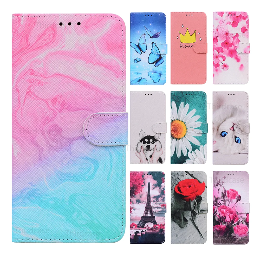 Fleur qui tombe-F21 Pro 5G CPH2341-Étui Portefeuille En Cuir pour OPPO ...