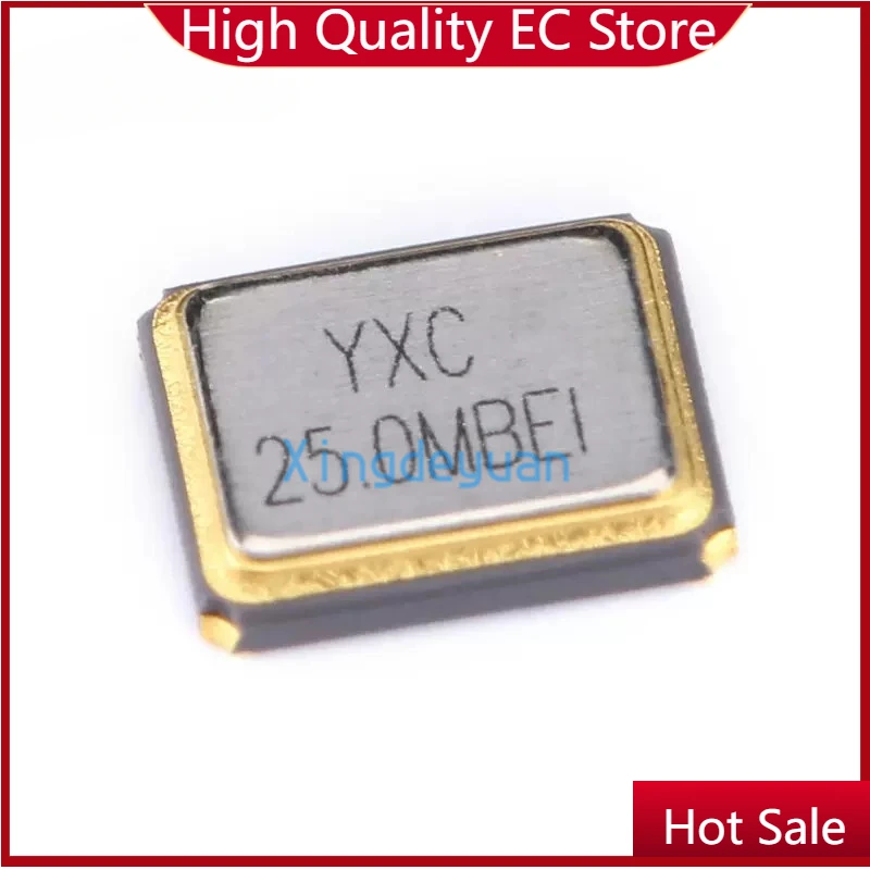 10pcs-3225-SMD-passive-crystal-oscillator-YSX321SL-25MHz-10ppm-10pF ...
