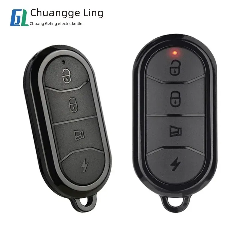 Universal-433mhz-Garage-Door-Remote-Control-Metal-Four-key-Copy-Cloning ...