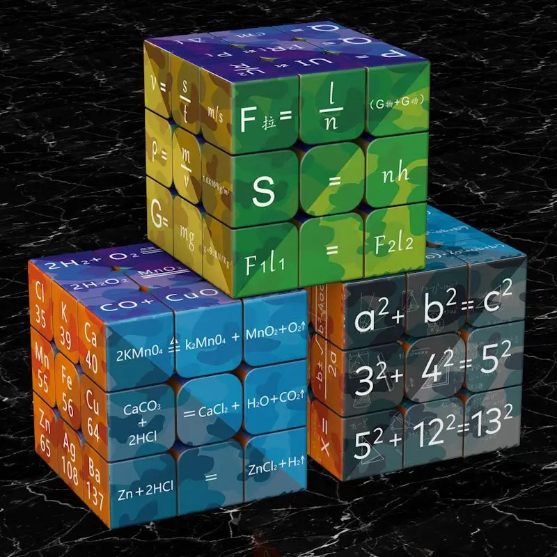 Magic Cube Math | 3x3x3 Math Cube | Chemistry Cube | Math Children ...