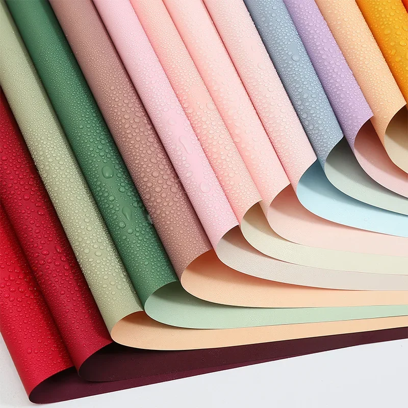 20pcs-Flowers-Wrapping-Paper-Two-color-Double-sided-Bouquet-Floral ...