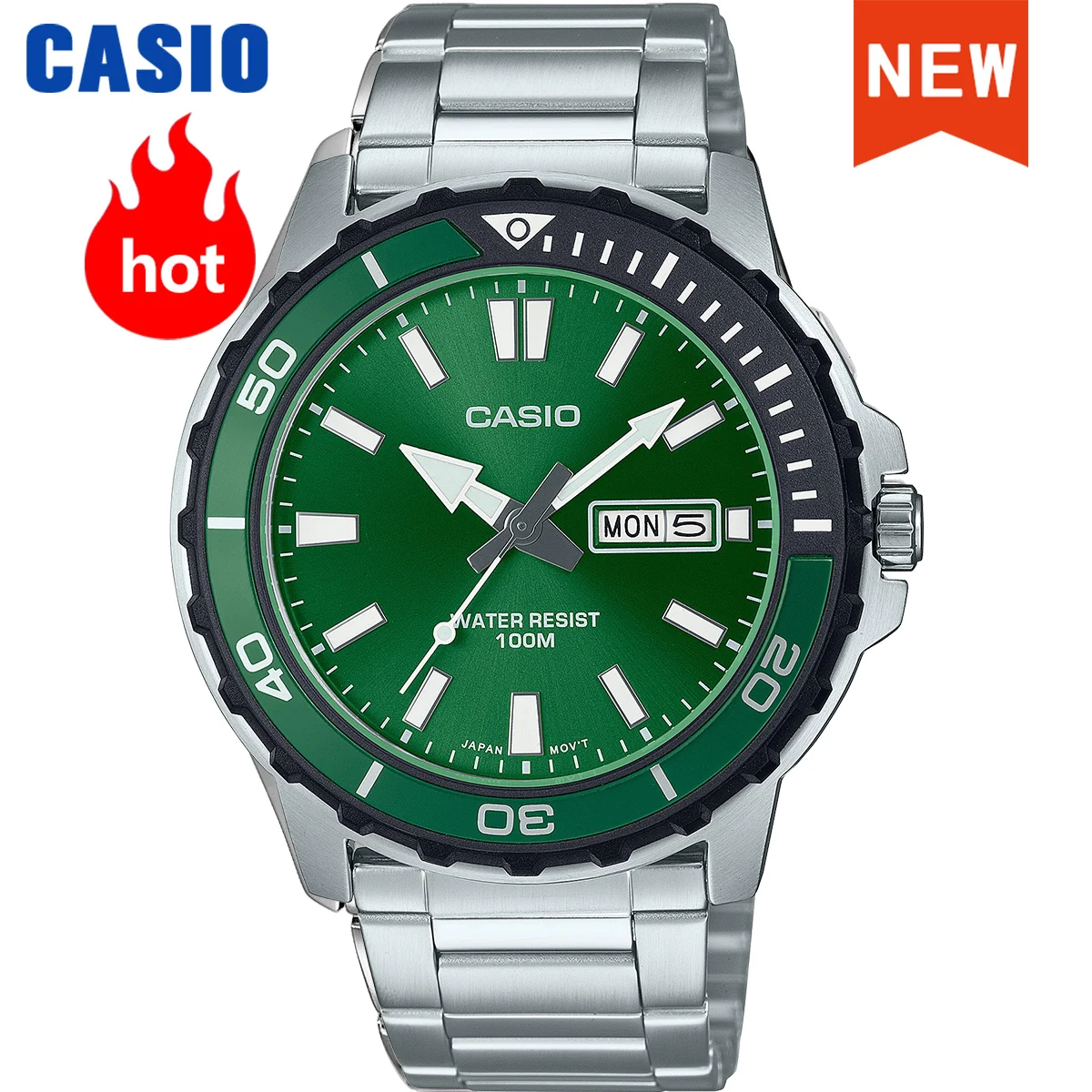 Casio-watch-wrist-watch-men-luxury-brand-set-quartz-100m-Waterproof-men ...