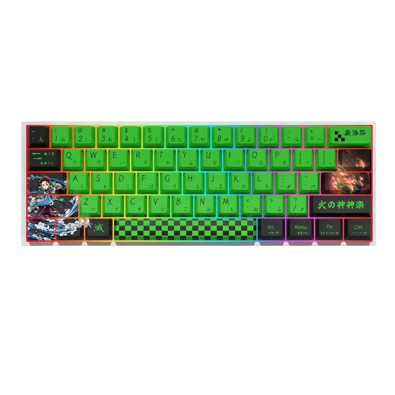 Demon Slayer: Kimetsu no Yaiba PBT mechanical keyboard cap original ...
