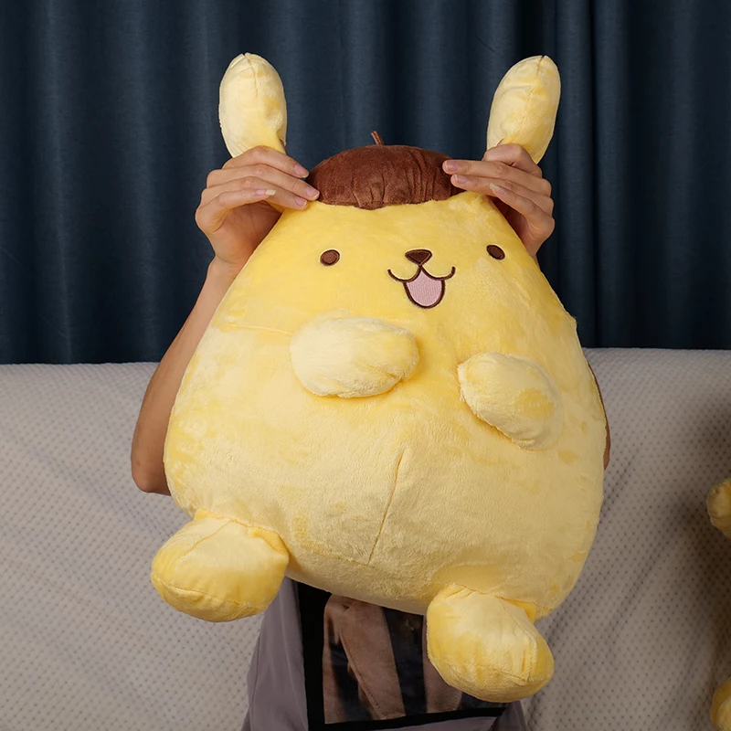 40-50cm Sanrio Pompompurin Stuffed Plush Toys Big Size Lovely Pillow ...