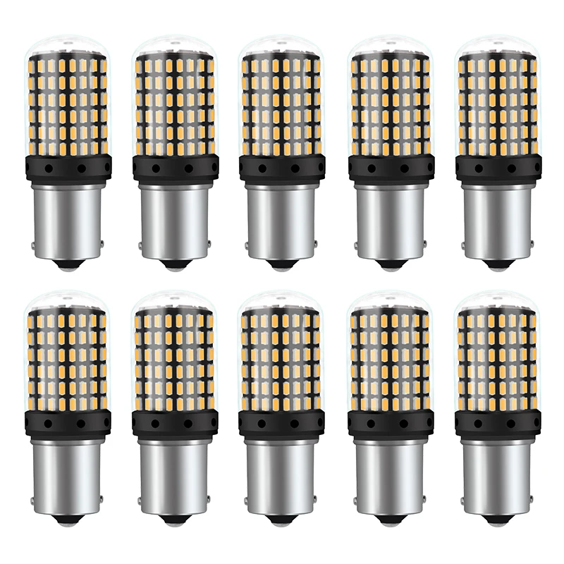 Luces-LED-piezas-para-coche-BA15S-P21W-1156-BAU15S-T20-7440-144-SMD ...