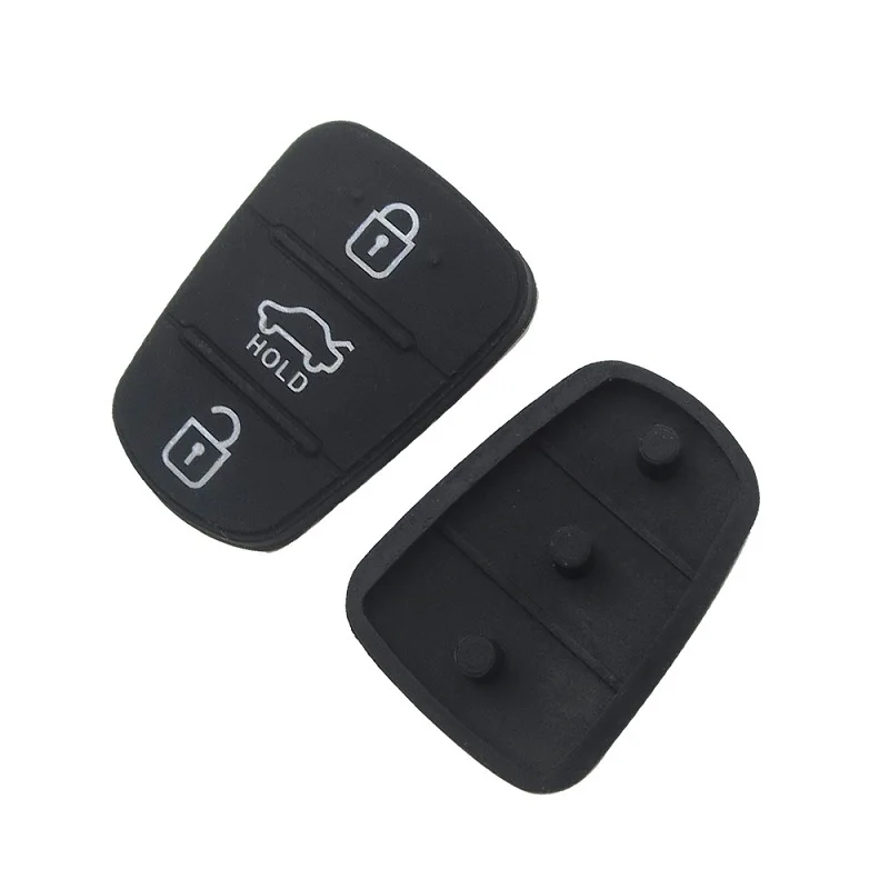 3 Button Remote Key Fob Case Rubber Pad for Hyundai I10 I20 I30 IX35 ...