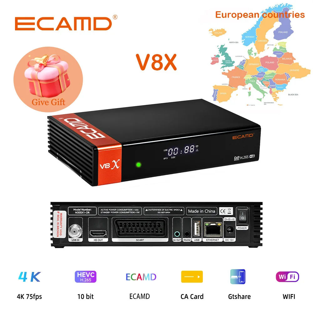 ECAMD-V8X-Satellite-TV-Receivers-DVB-S-S2-S2X-1080P-HD-Built-in-ecam-2 ...