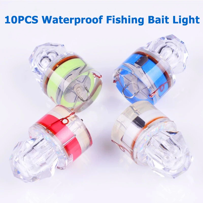 10pcs-Set-Mini-Waterproof-LED-Fishing-Bait-Light-ABS-Underwater-Lure ...