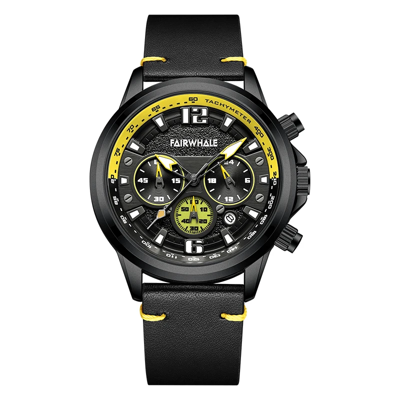 Mark-Fairwhale-Men-Sport-Watch-42mm-Chronograph-Military-Watches-Quartz ...