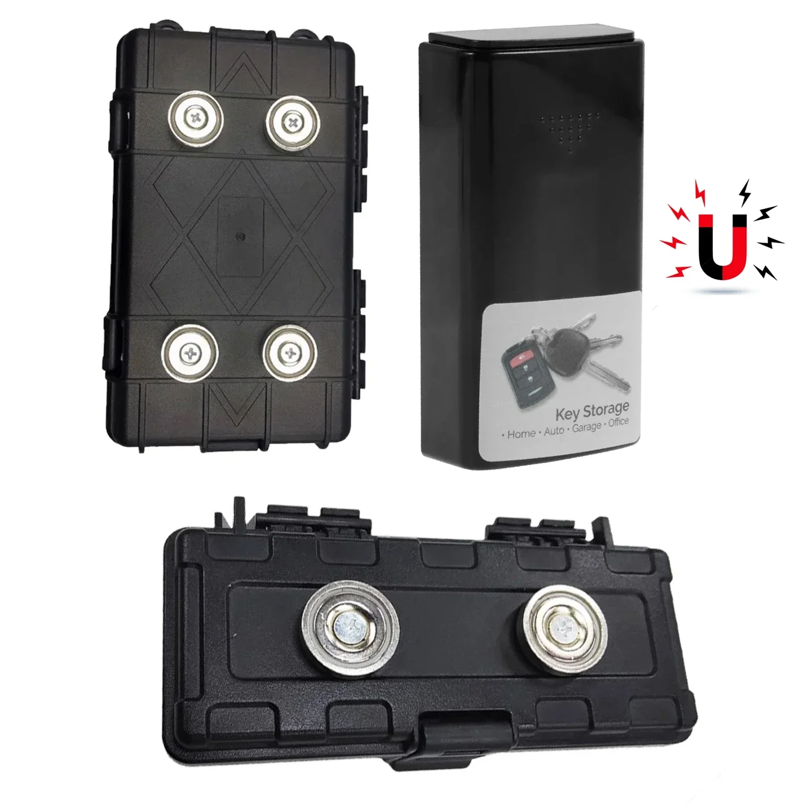 Magnetic-Key-box-Hide-A-Key-Magnetic-Car-Key-Holder-Key-HiderWaterproof ...