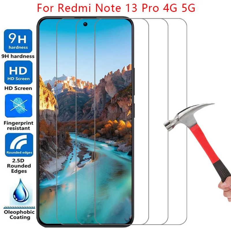 phone case for xiaomi redmi note 13 pro 4g 5g tempered glass on ...