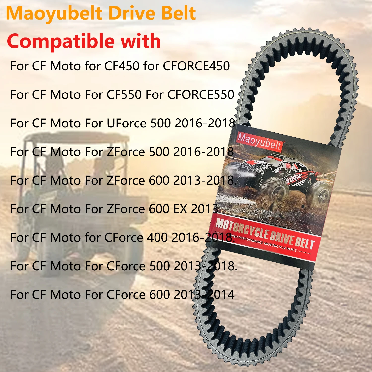 Drive Belt Suitable for CF Moto CF450 CF550 CForce 400 500 600 Swat ...
