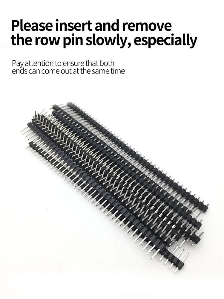 Broches Mâles Et Femelles À Une Rangée, 20 Pièces, 10 Paires, 1x40p ...