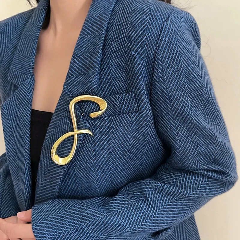 Big-Statement-Fashion-Irregular-Metallic-Lucky-Number-Brooches-For ...