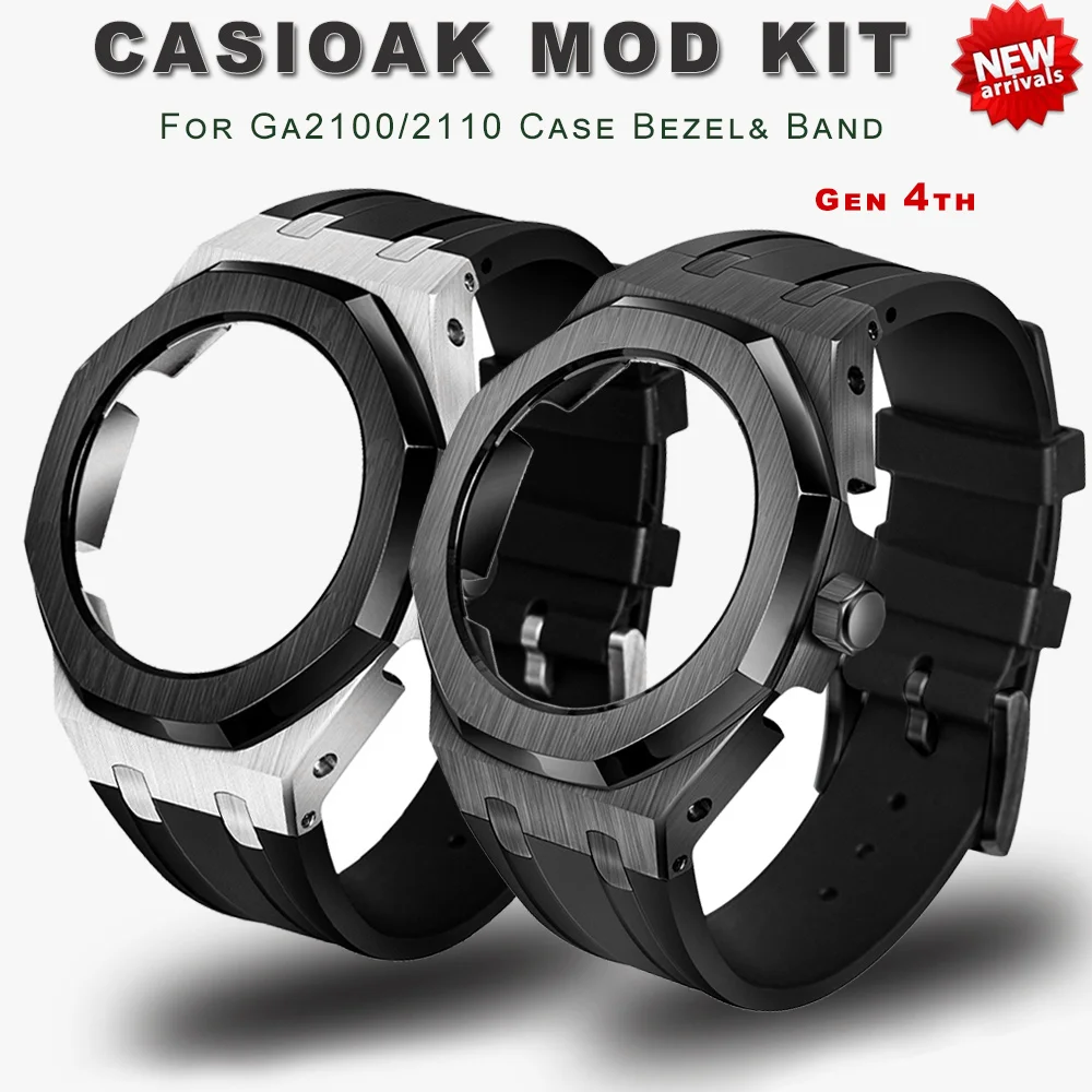 GEN4-Gen5-Mod-Kit-For-Casioak-GA2100-Metal-Bezel-With-Screw ...