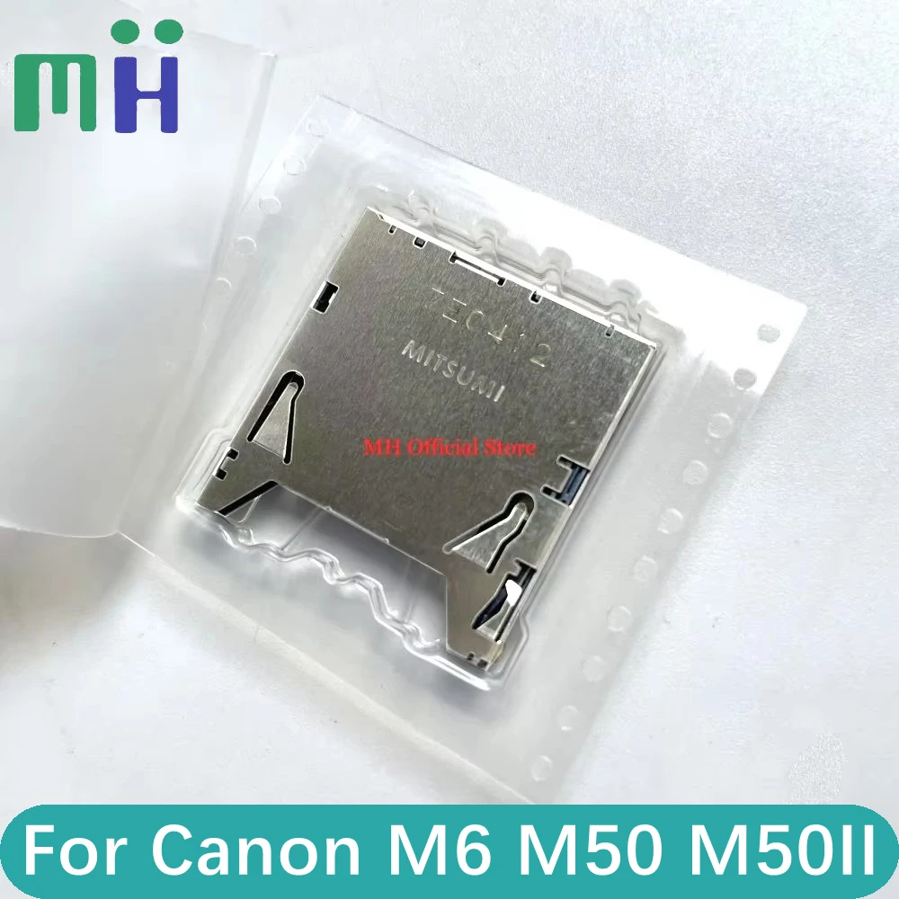 NEW For Canon M6 M50 M50II SD Card Slot Memory Reader Connector Holder ...
