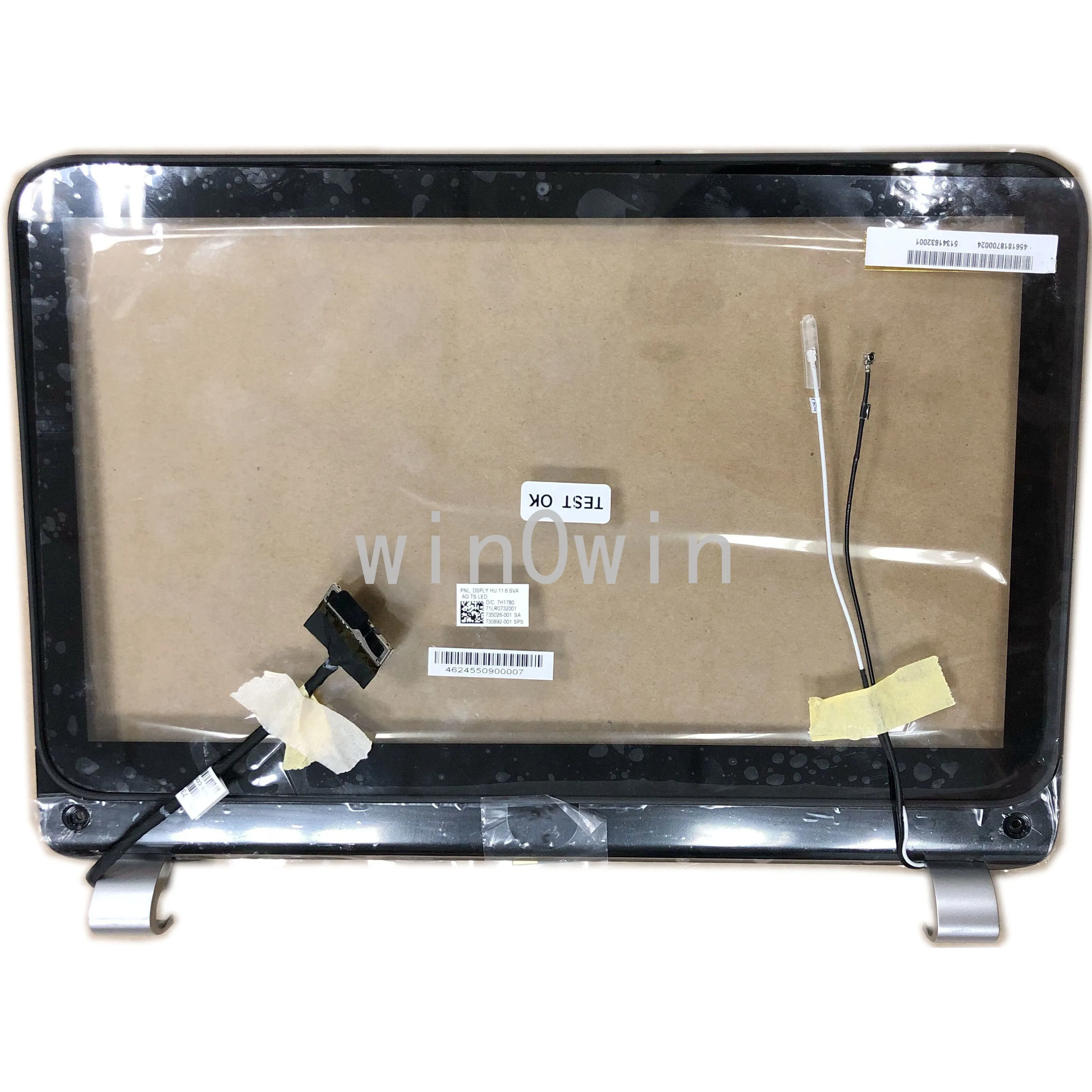 Touch Screen Digitizer with Frame and Laptop Cable for HP Pavilion ...