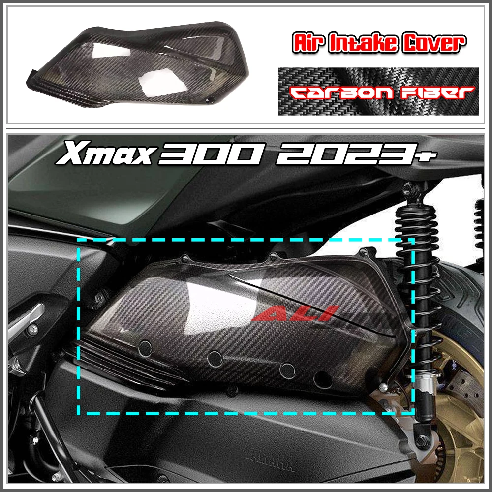 100-Real-Carbon-fiber-For-YAMAHA-Xmax-300-Xmax300-2023-2024-Motorcycle ...