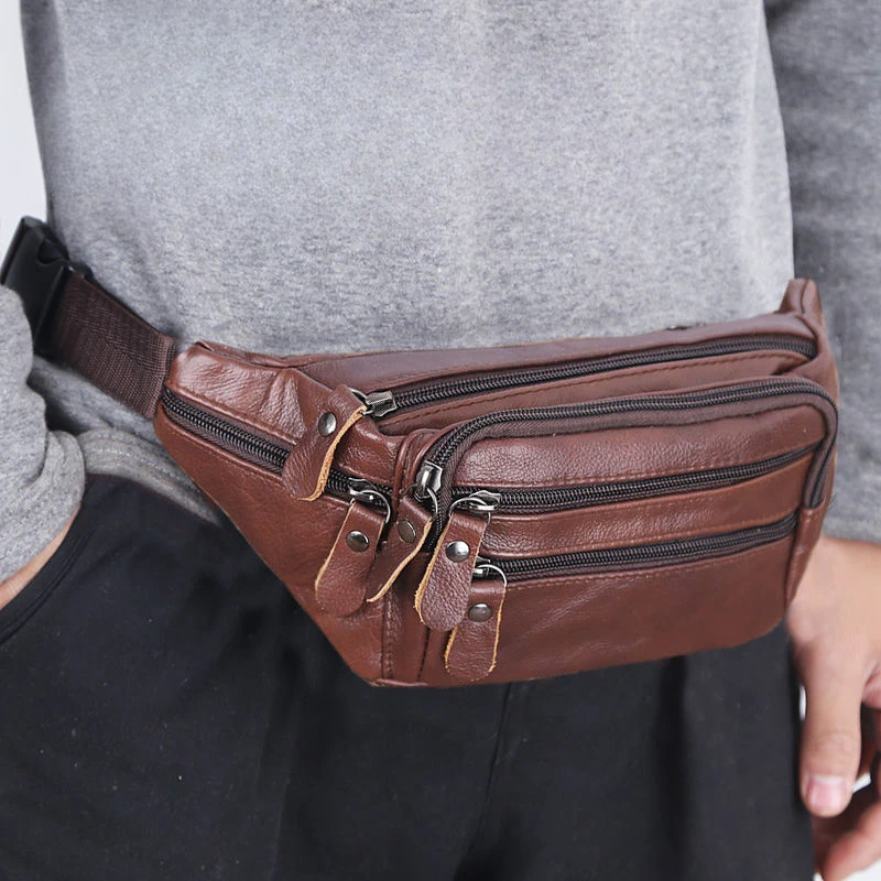 Fashion-New-Large-Capacity-Waterproof-Real-Genuine-Leather-Men-s-Waist ...