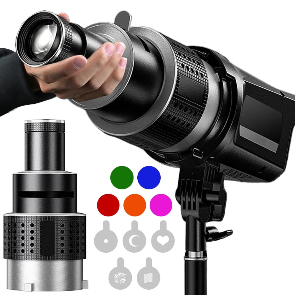 Bowens Mount Photography Studio Lighting Accessory with 5 Color Filters ...