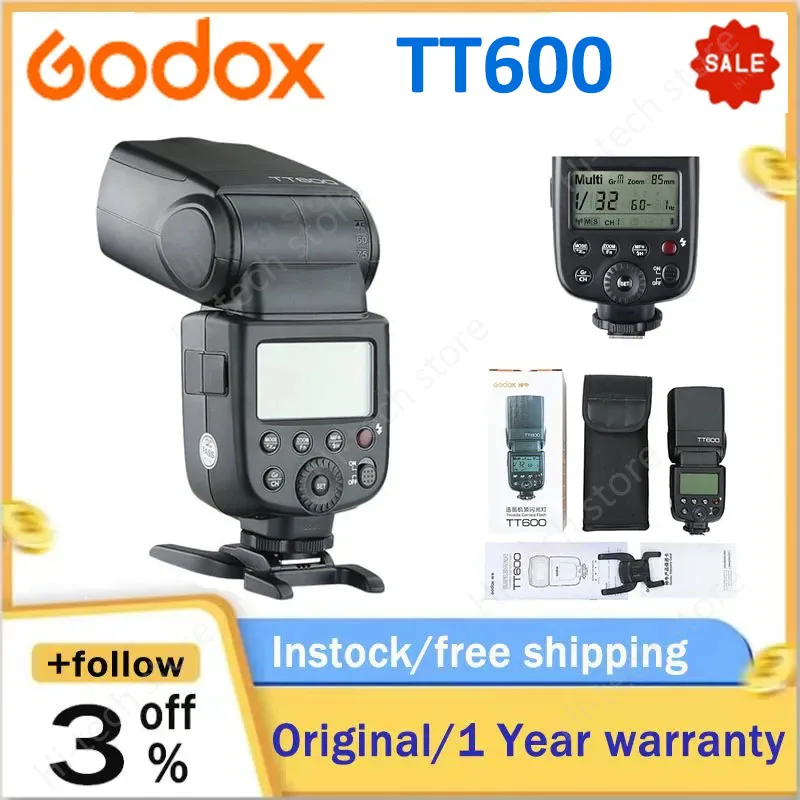 Godox-TT600-TT600S-2-4G-Wireless-GN60-Master-Slave-Camera-Flash ...