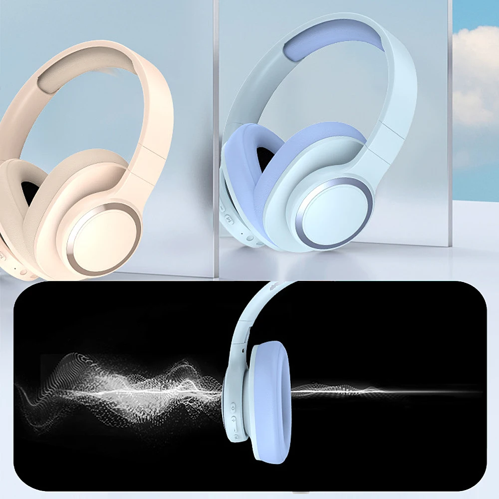 P2962-Wireless-Headphone-Cute-Earphones-with-Mic-Control-Stereo-Music ...