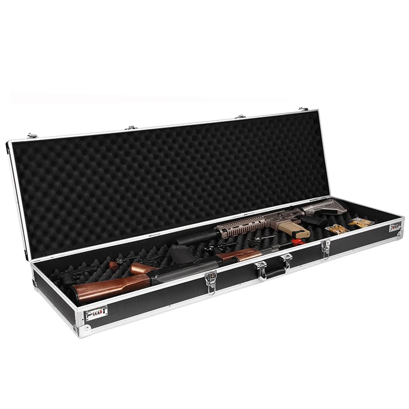 Long Tool Case Locked Large Rectangular Gun Receiving Box Flat Storage ...