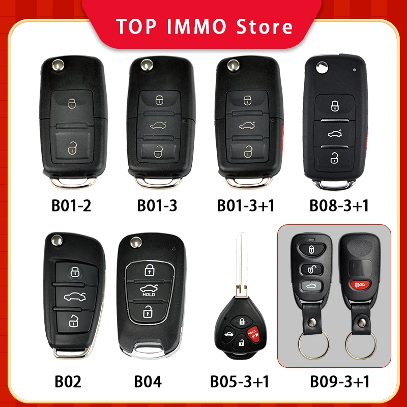 10pcs Keydiy KD B01-2 B01-3 B01-4 B08-4 B02 B04 B09-4 B05-4 Universal ...