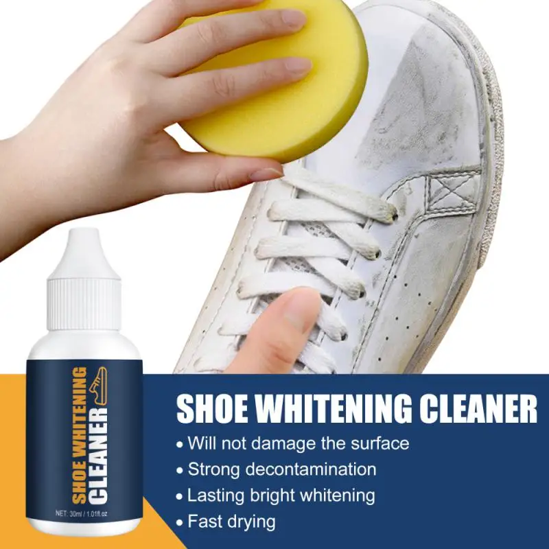 30ml Shoes Whitening Cleaner Removes Dirt And Yellow From Shoes Shoes ...