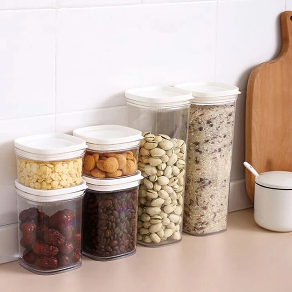 Hermetic Pot For Food Containers Kitchen Oilers Organizer Boxes Kitchen ...