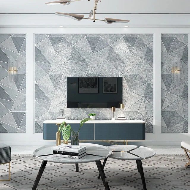 Grey Geometric Wallpaper