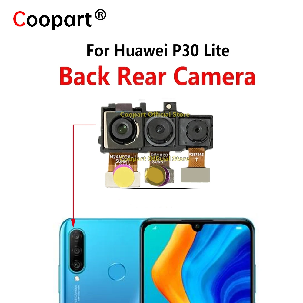 Cámara frontal y trasera Original para Huawei P30 Lite, P30Lite, 24MP ...