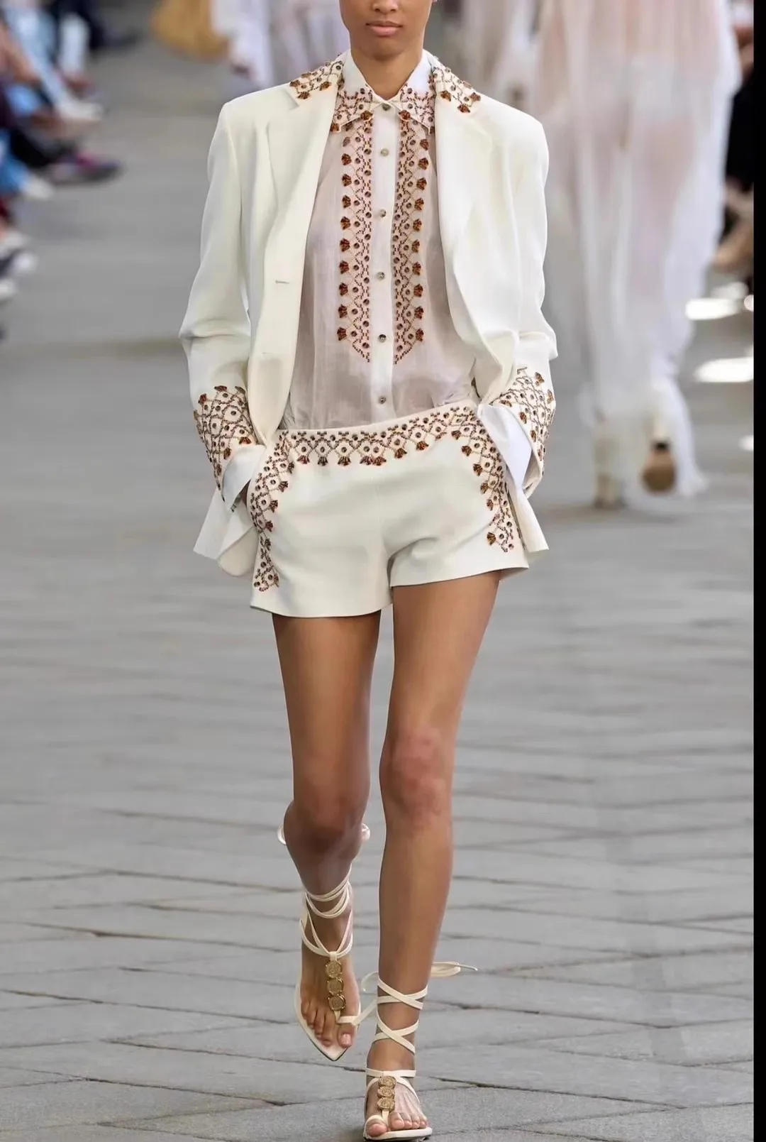 Flocking-Embroidery-Women-Outfits-Long-Sleeve-Loose-Acetate-Blazer ...