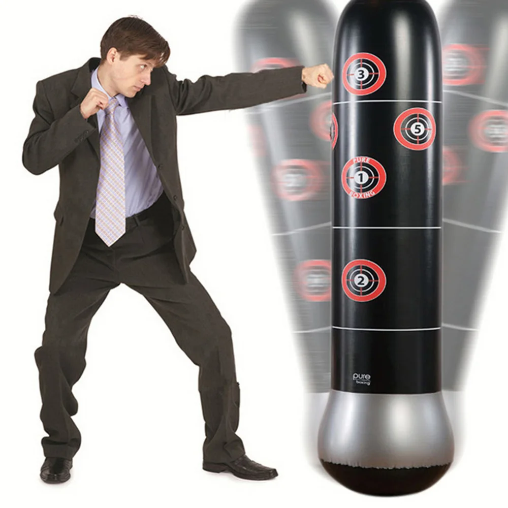 Saco-de-boxeo-inflable-para-Fitness-columna-de-boxeo-de-160cm-de-PVC ...