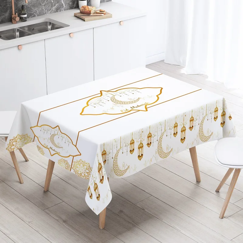 Eid-Mubarak-Tablecloths-Ramadan-Decoration-for-Home-2024-Islamic-Muslim ...
