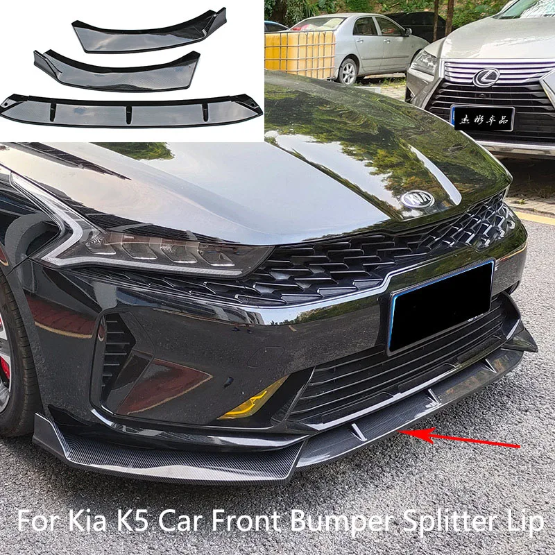 For Kia K5 Optima DL3 2020 2021 Car Front Bumper Splitter Lip Chin ...