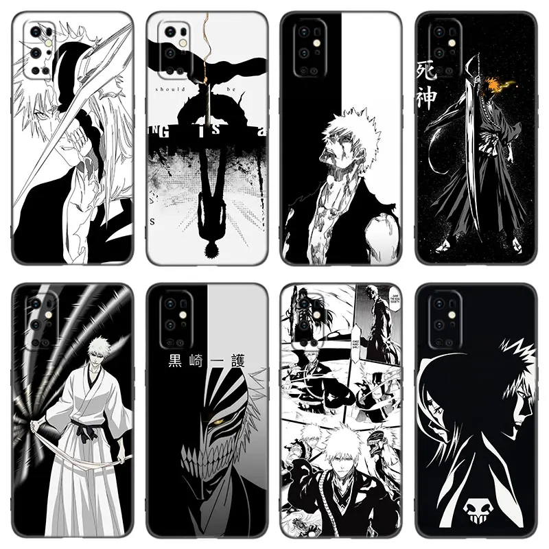Black & White Anime Bleach Phone Case Cover for OnePlus 9 5G (08)