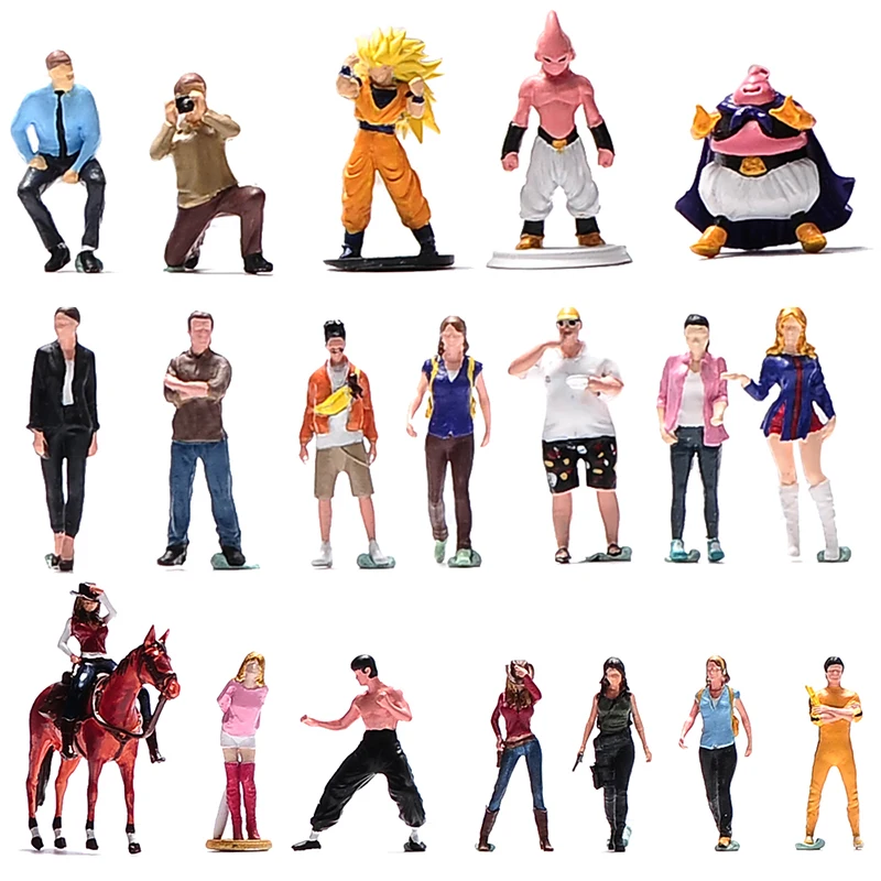 ANT-Toys-Resin-1-64-Painted-Male-Female-Street-Scene-Model-Mini-Cowboy ...