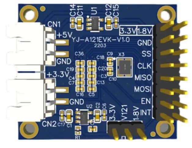 For-Acconeer-PCR-radar-sensor-A121-chip-development-demo-board-level ...
