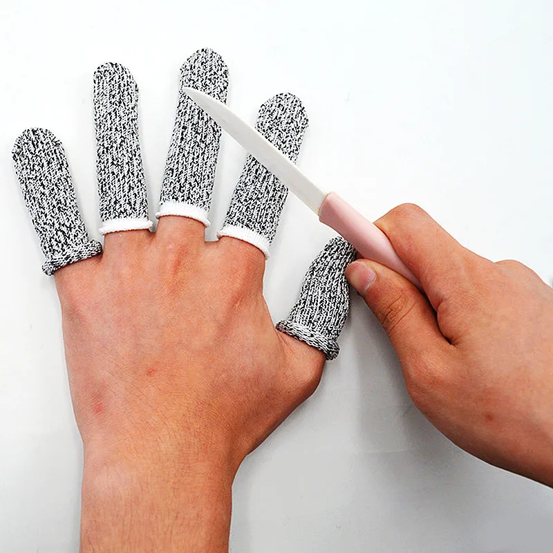 5-10Pcs-Anti-Cut-Finger-Cover-Finger-Protector-Sleeve-Level-5-High ...