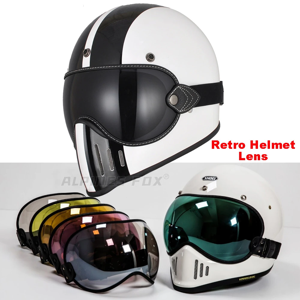 Fit-Retro-Helmet-Visor-Bubble-Shield-Lens-Motorcycle-Helmet-Bubble ...