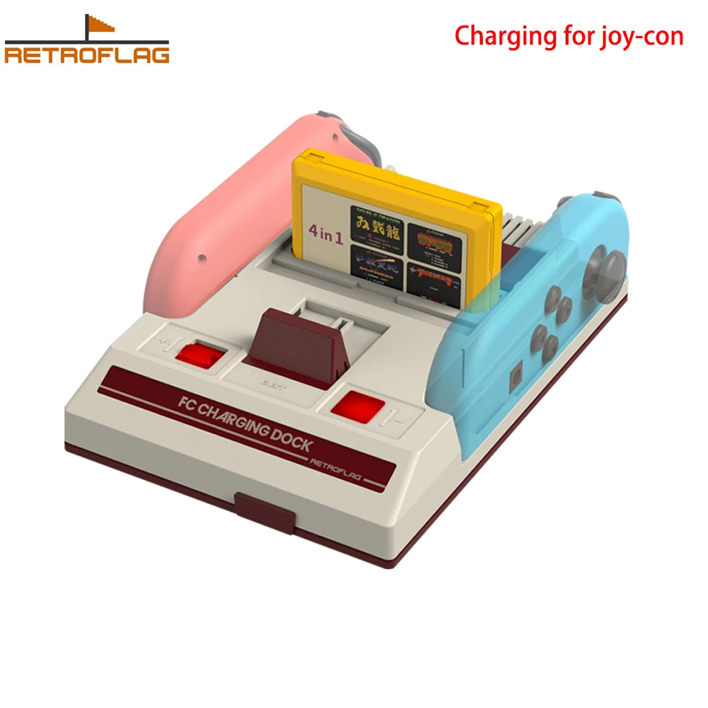 Retroflag fc charing dock para interruptor joy con estação de ...